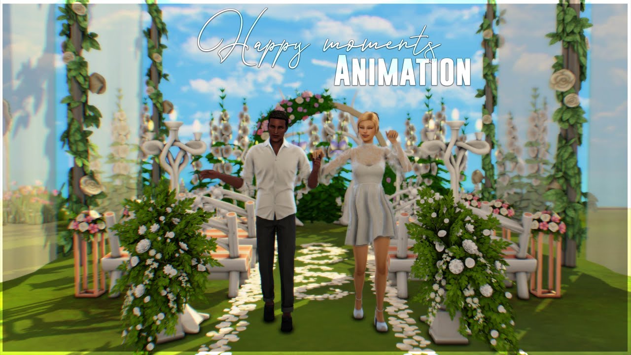 Happy moments animation | The Sims 4 - YouTube