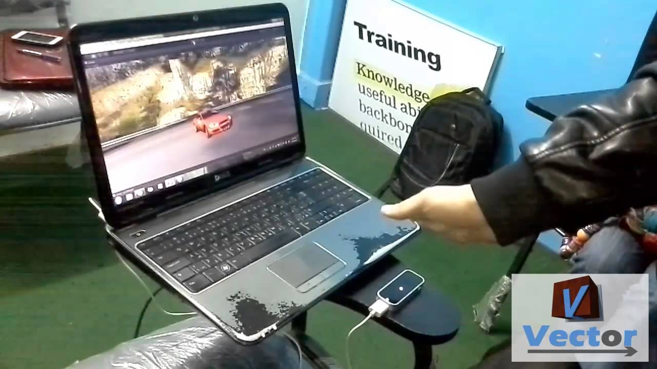 First trial Leap Motion - Vector Company - YouTube