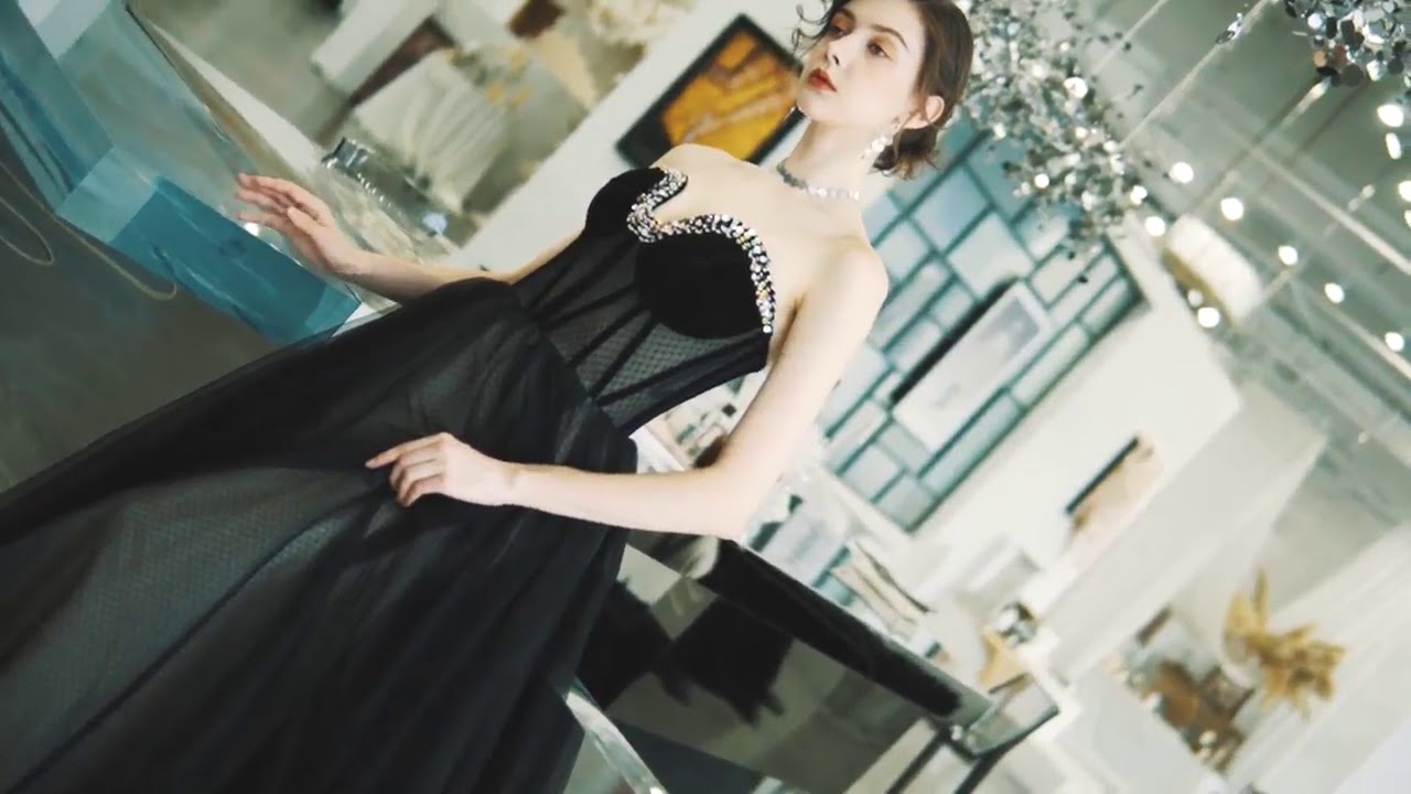 Elegant Black Prom Dresses 2020 - YouTube