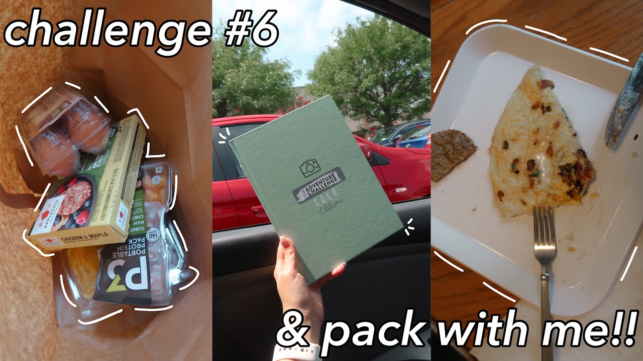 the adventure book *solo edition*: challenge #6 and pack with me for my ...