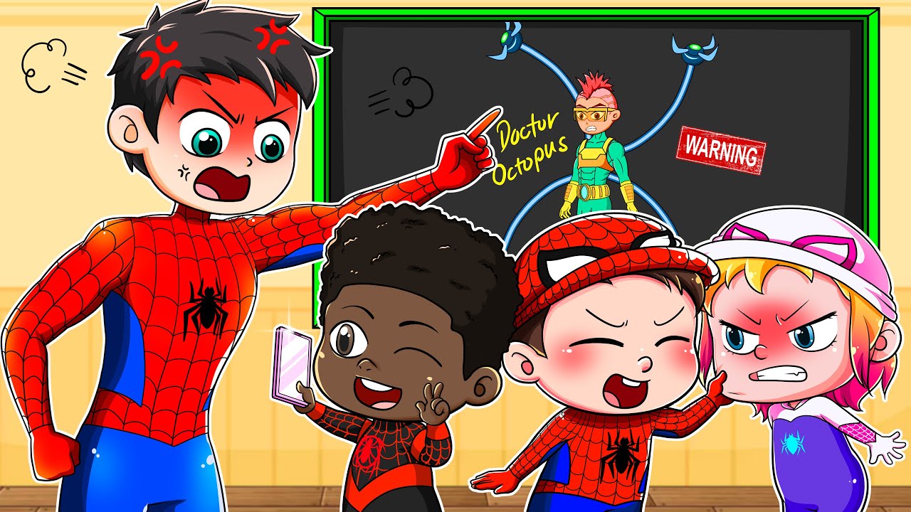 Baby Spidey Goes to School in Real Life! | Marvel's Spidey and his ...