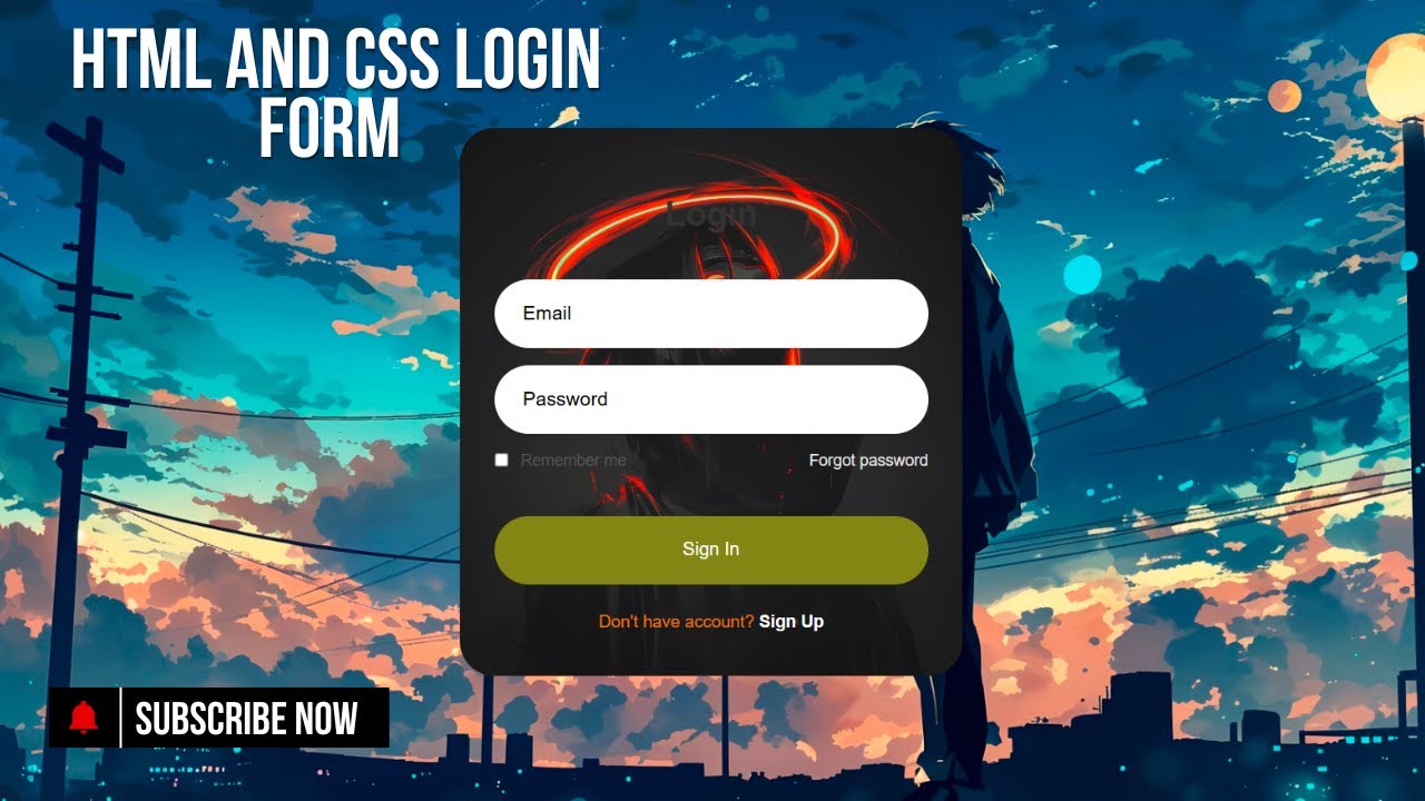 Build a PROFESSIONAL Login Page in 30 Minutes - YouTube