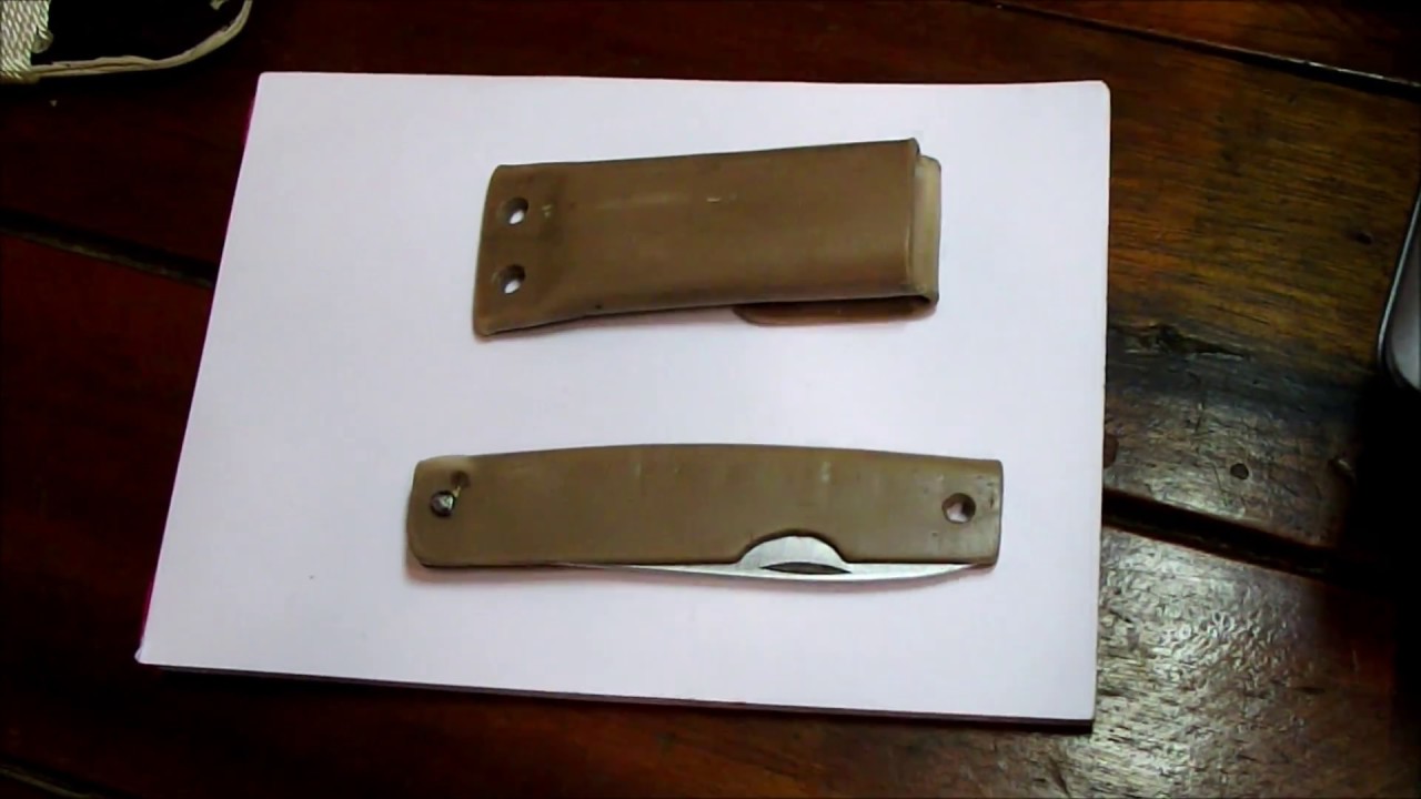 Canivete feito com cano de pvc - YouTube