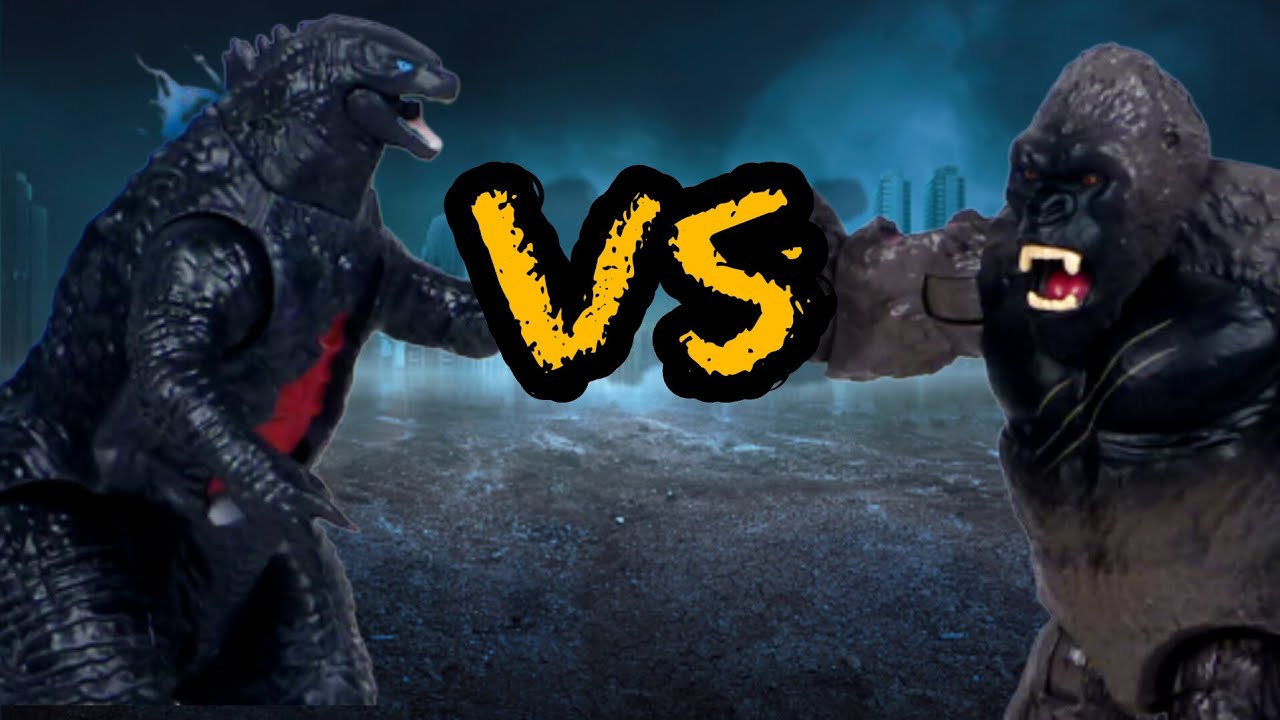 Godzilla Vs. Kong stop motion battle - YouTube