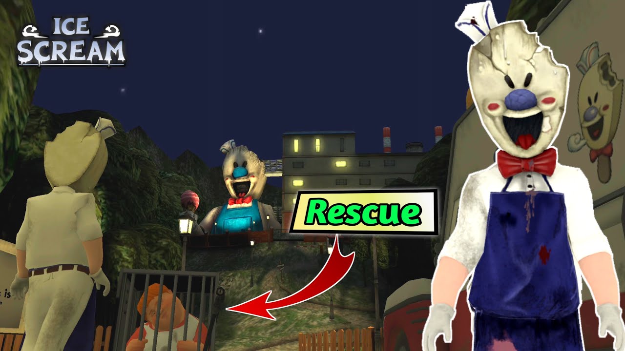 Ice Scream 2 gameplay live stream - YouTube