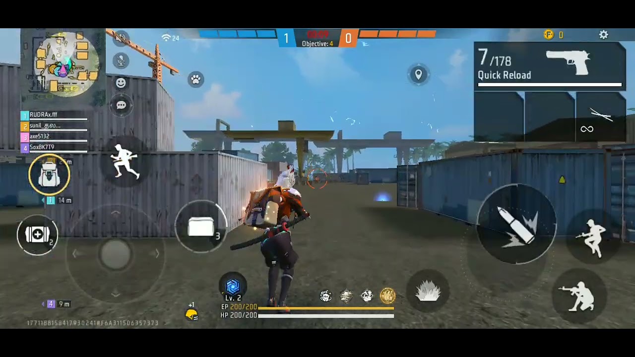 free fire 1v4 rush gameplay clashsquad😎 - YouTube