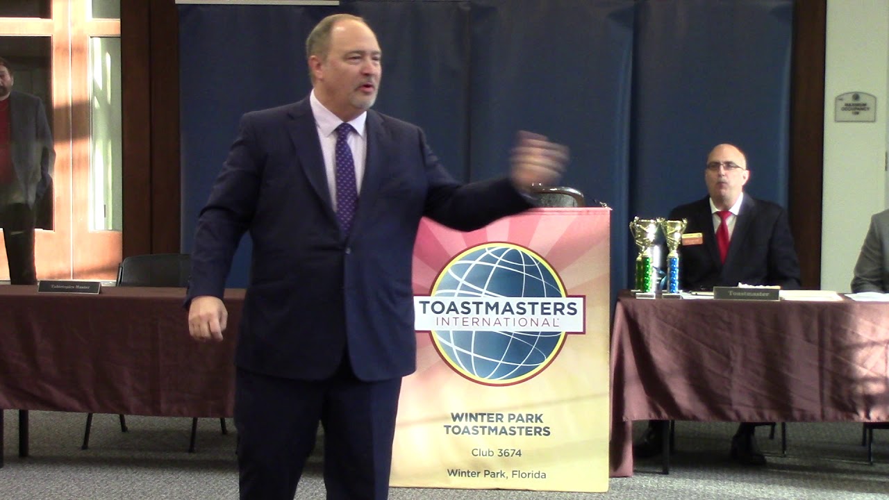 Tim Taylor Table Topics Contest Feb 22, 2019 Winter Park Toastmasters ...
