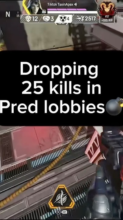 DROPPING 25 KILLS IN PRED RANKED LOBBIES💣 | #apexlegendsranked #apexlegends - YouTube