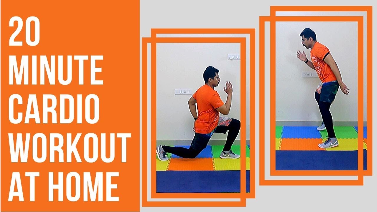 20 Minute Cardio workout at home - YouTube