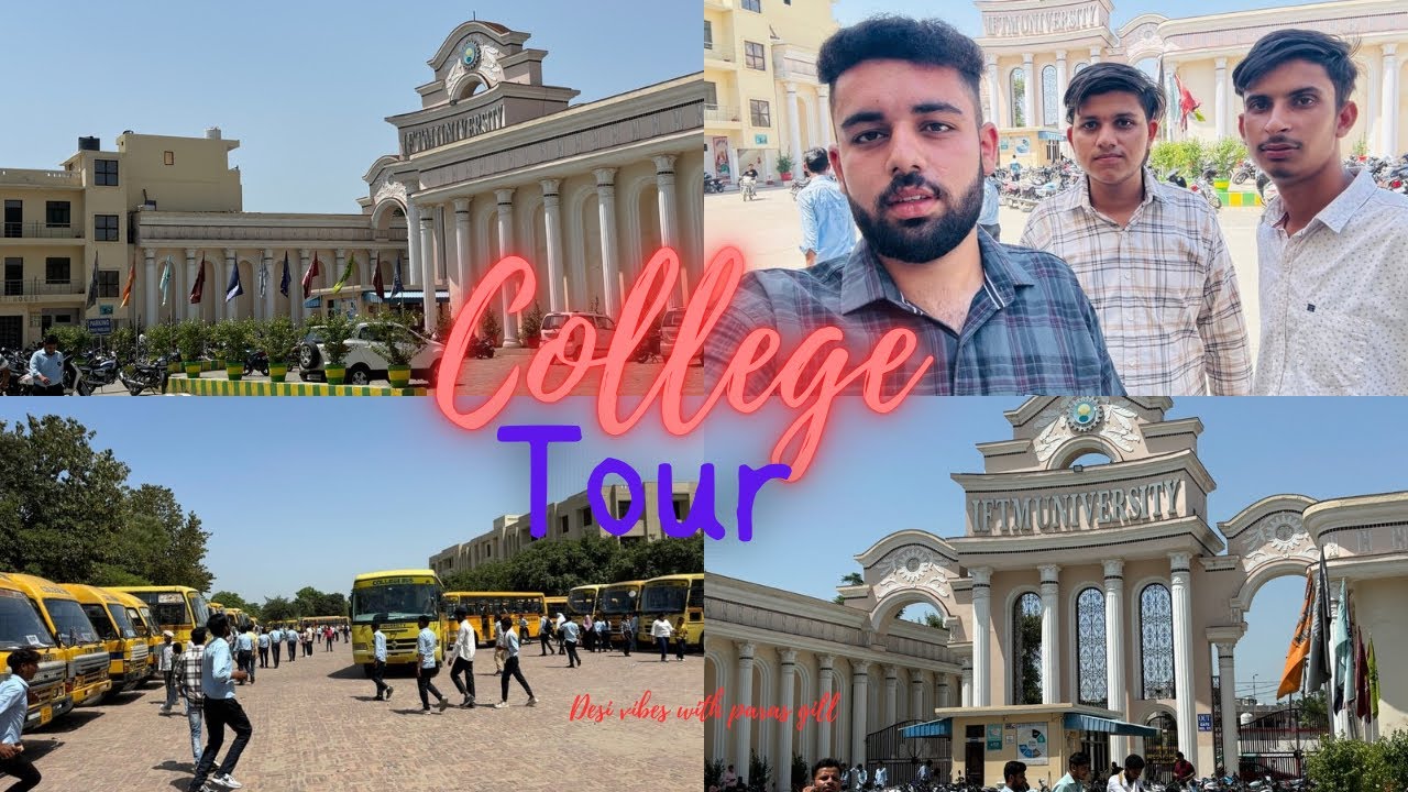 My College tour || IFTM UNIVERSITY || desi vibes with paras gill #viral ...