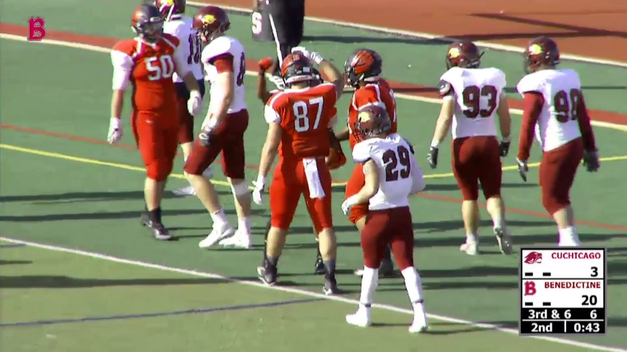 Benedictine Football vs CUC Highlights - YouTube