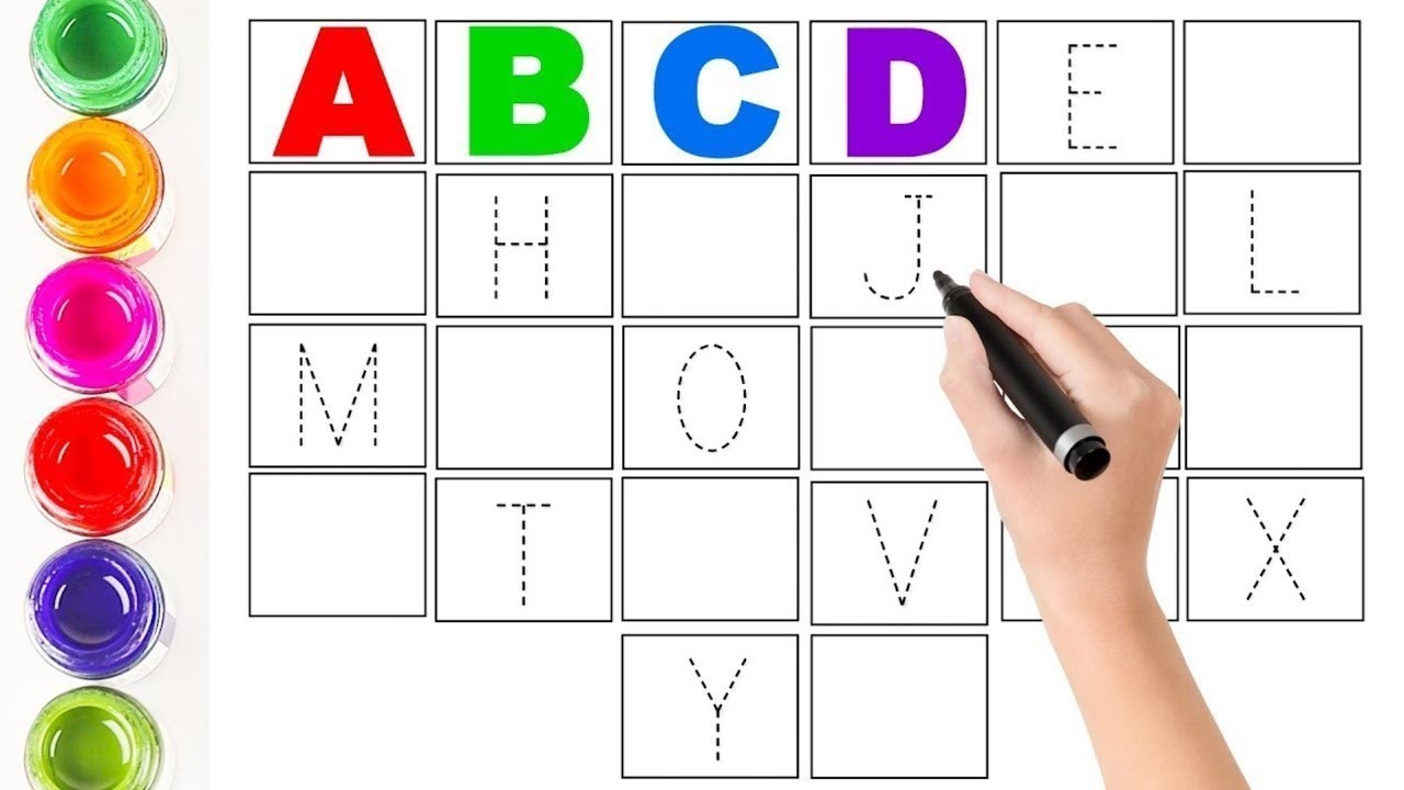 learn abcd, how to read and write abcd in english, abc song, toddlers ...