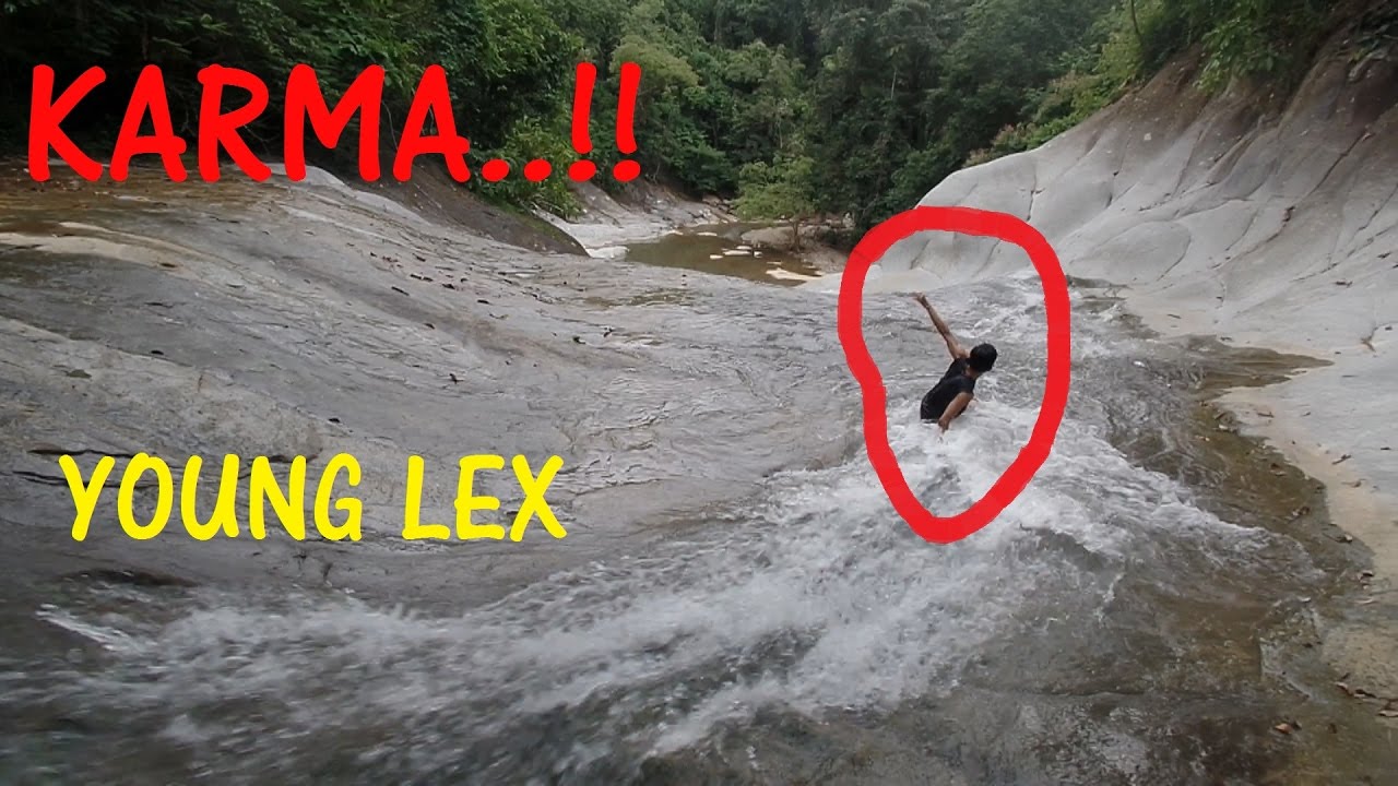 HAMPIR MATI GARA-GARA YOUNG LEX ( Teba Murin Waterfall, Lenangguar ...