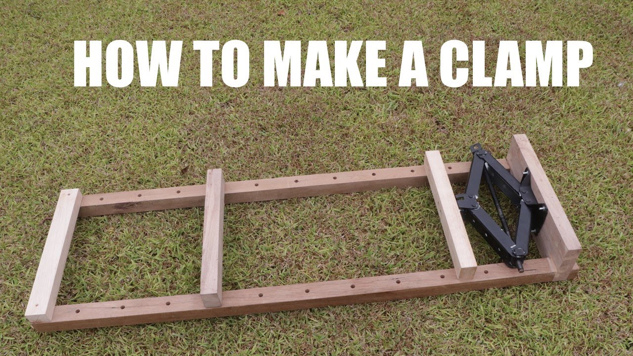 How to make a clamp with an abandoned car jack. - YouTube