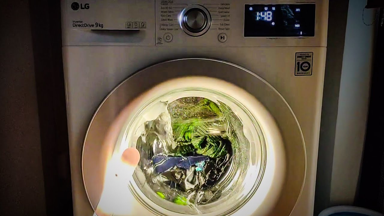 LG AiDD - Easy Care 30 | Coloureds Wash | Full Cycle *unbalanced spin ...