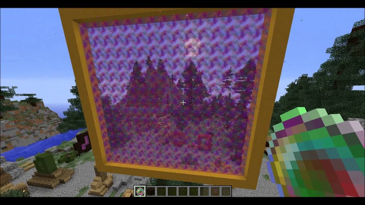Minecraft-ColorFul Portals Mod {portais intradimensionais} - YouTube