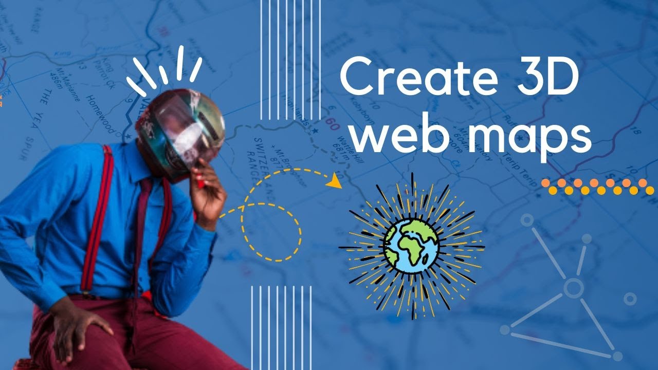 3D web map - YouTube