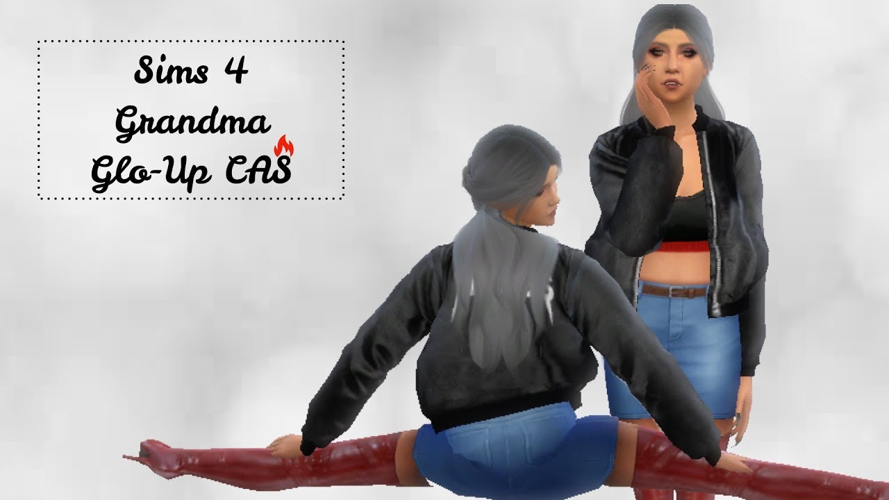 Sims 4 CAS Ms.Snatcher The Elder - YouTube