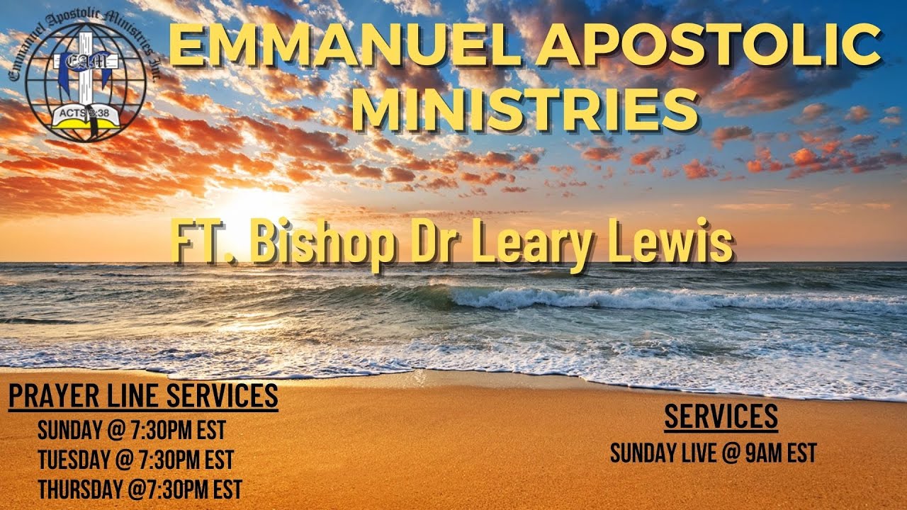 Join Us Live! | Bishop Dr. Leary lewis| 08/13/2023 | E.A.M Inc. - YouTube