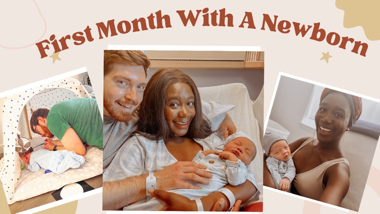 *realistic* FIRST MONTH WITH OUR NEWBORN AT HOME - YouTube
