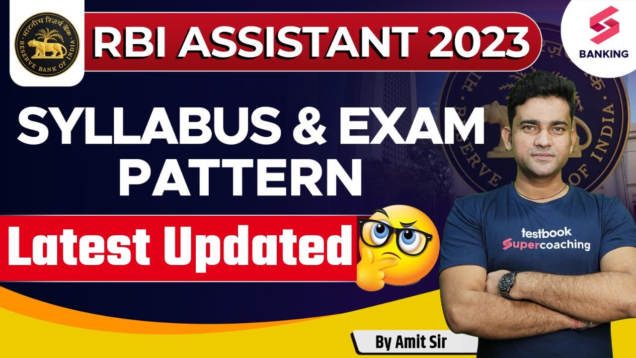 RBI Assistant 2023 | RBI Assistant Syllabus & Exam Pattern, Salary, Age ...