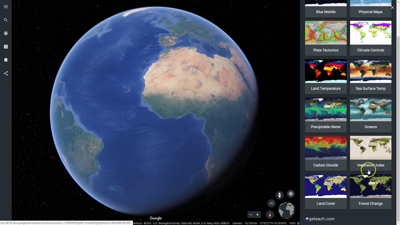 Google Earth 4 Web/Mobile with Maps API - YouTube