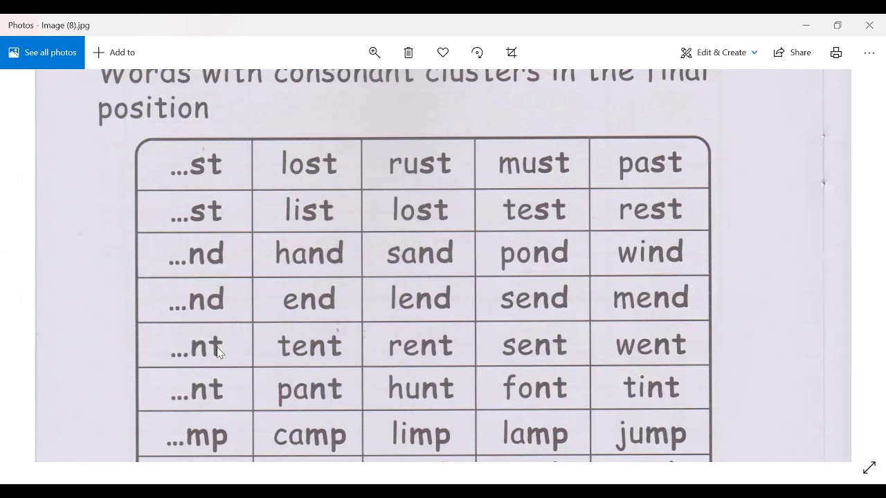 English Fast Track Reading (Blended Words) - YouTube
