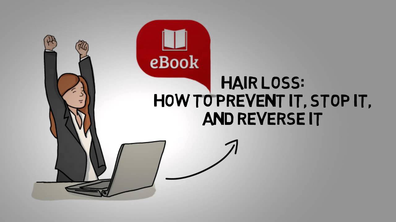 Hair loss Animation - Control Hair Loss Forever Ebook - YouTube