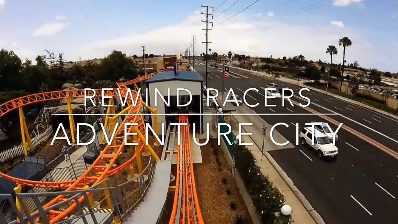 Rewind Racers at Adventure City Full POV - YouTube