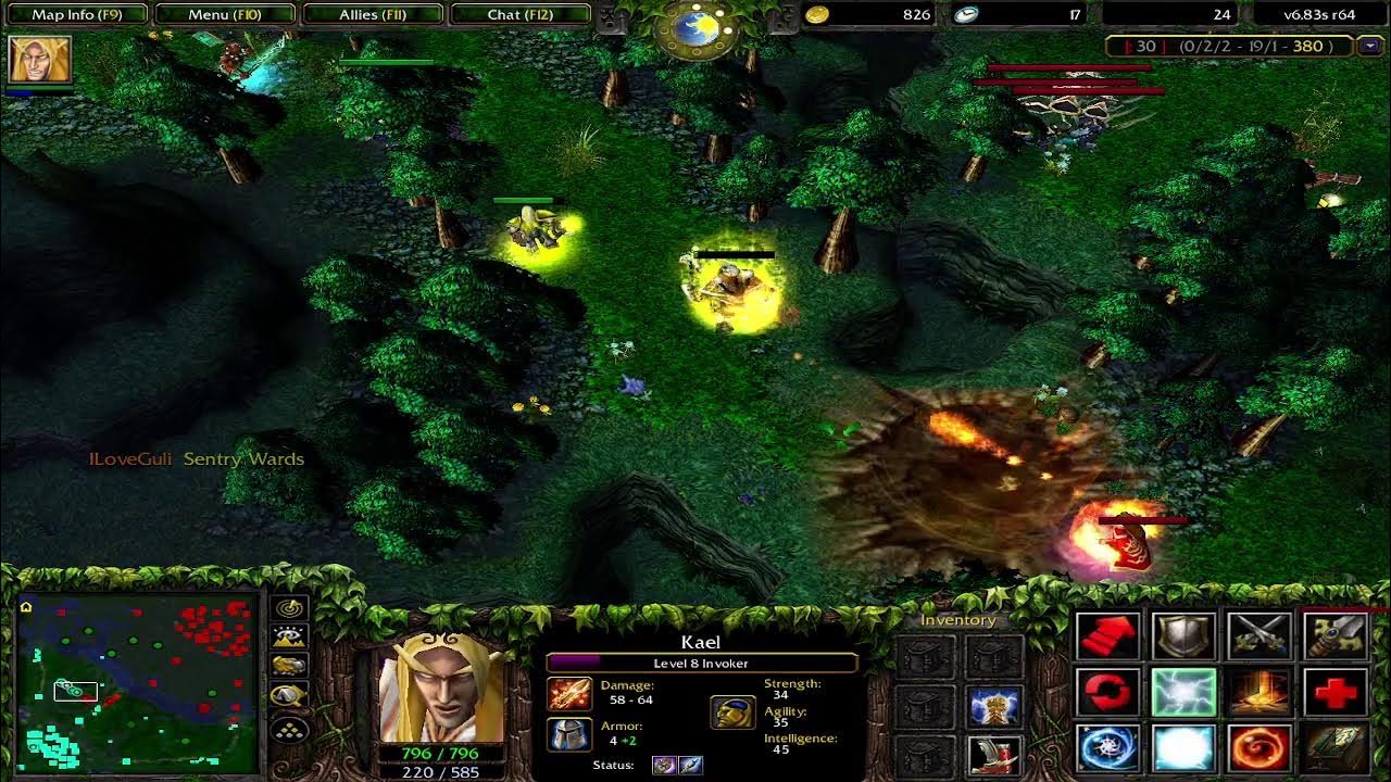 WarCraft 3 - DotA 1 (iCCup.com) - YouTube