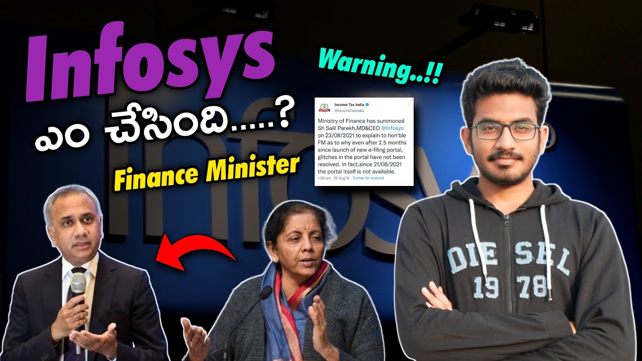 Income Tax E-Filing Portal Finance Minister Summons Infosys CEO Over ...