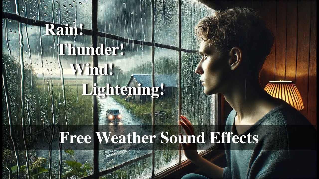 Free Weather Sound Effects for Download: Rain / Thunder / Wind / Storms ...