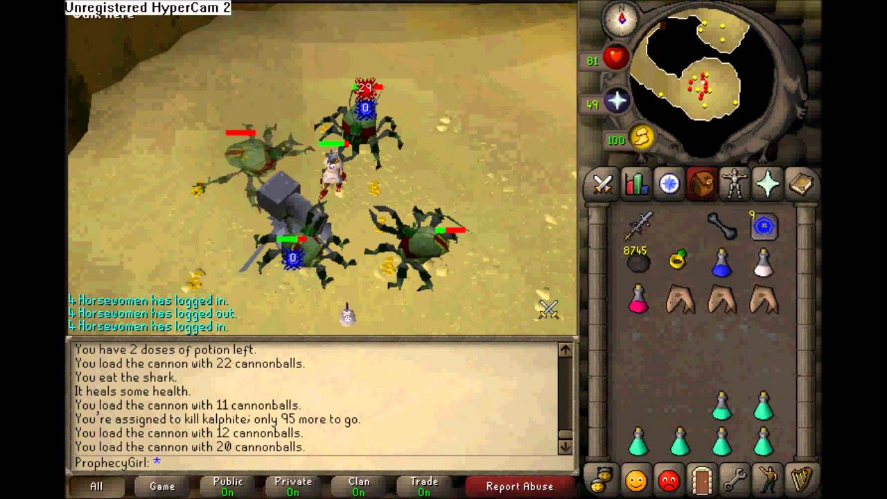 Stronghold Slayer Cave: Kalphites (2 spots) - YouTube