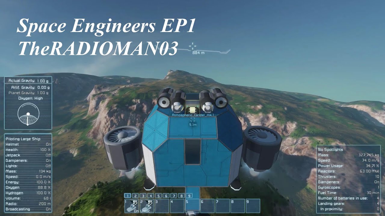 Space Engineers EP1 "The Beginning" - YouTube