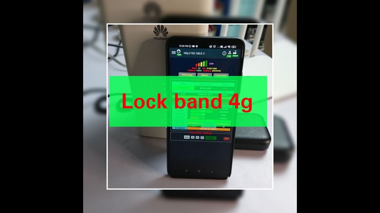 Nak lock band 4g mana yang Lajukan internet di rumah - YouTube