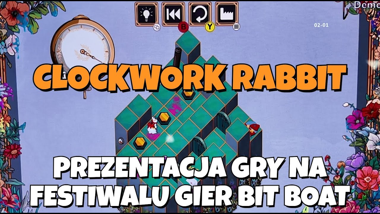 Clockwork Rabbit - prezentacja gry na festiwalu gier Bit Boat - YouTube