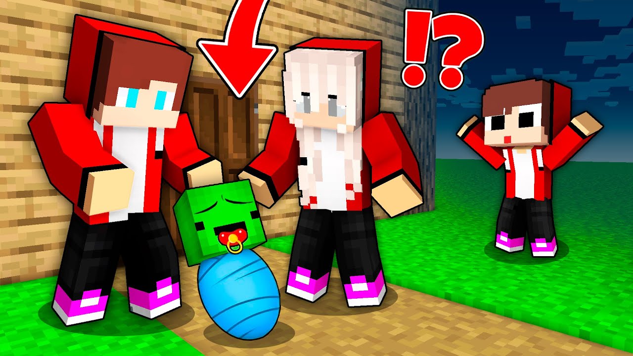 Maizen's Family Adopted Baby Mikey and Forgot Baby JJ in Minecraft! - Parody Story - YouTube