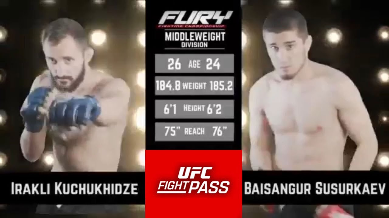 Fury FC 102: Baisangur Susurkaev vs Irakli Kuchukhidze | February 21 ...