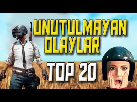 PUBG'DE YAŞANMIŞ EN UNUTULMAZ 20 AN -Twitchde En Çok izlenen 20 Klip