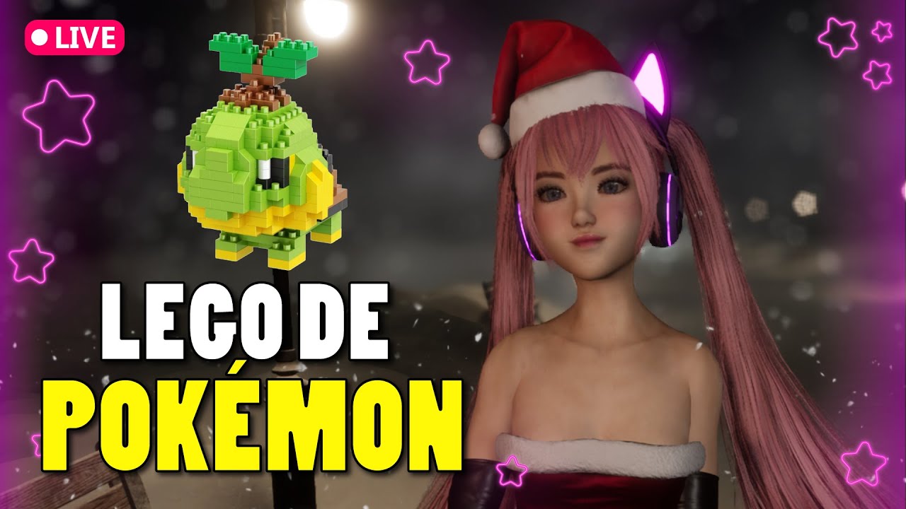 VTUBER MONTA LEGO DE POKÉMON: Continuando a montar o Turtwig [hand cam ...