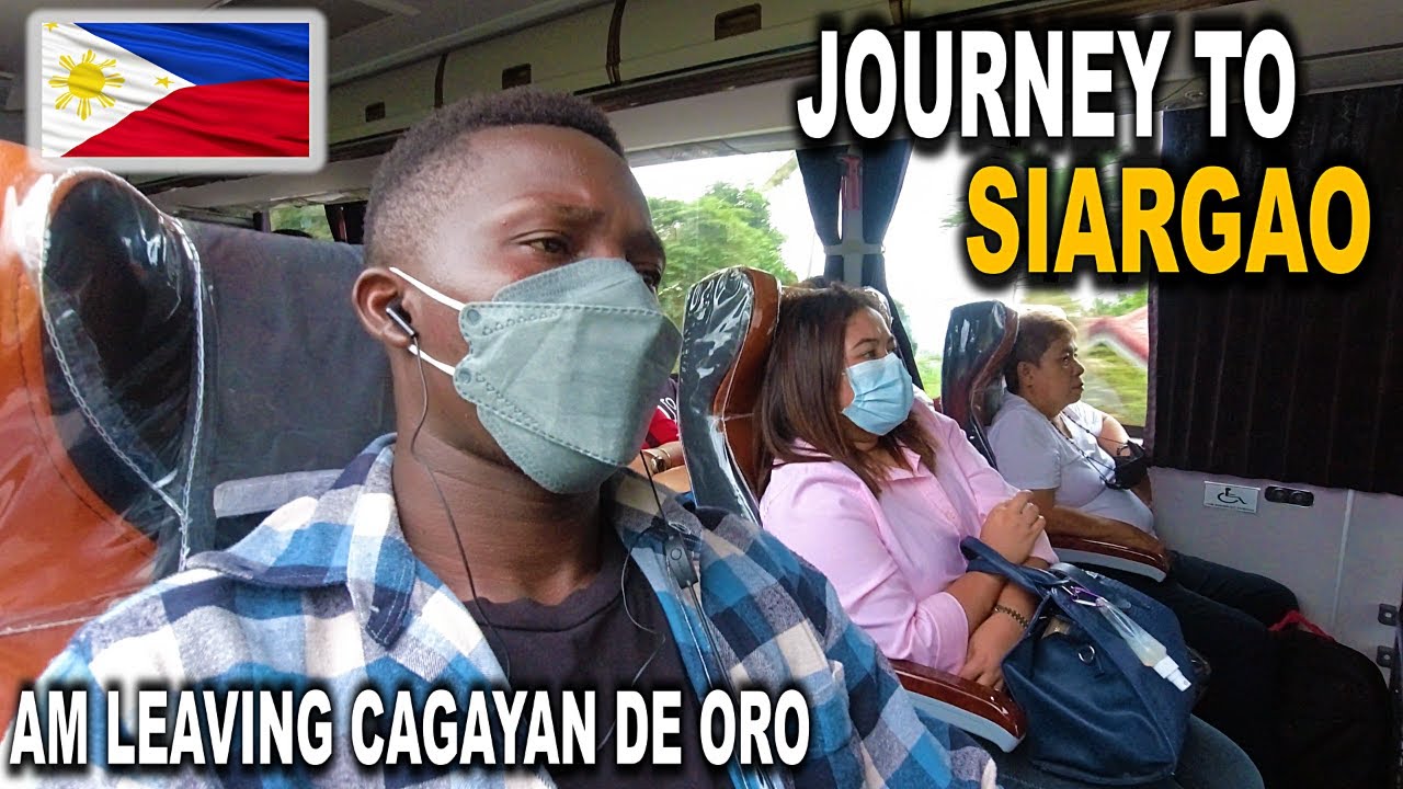 AFRICAN TRAVELLING TO SIARGAO ISLAND BY BUS AND BOAT AFTER TYPHOON ...