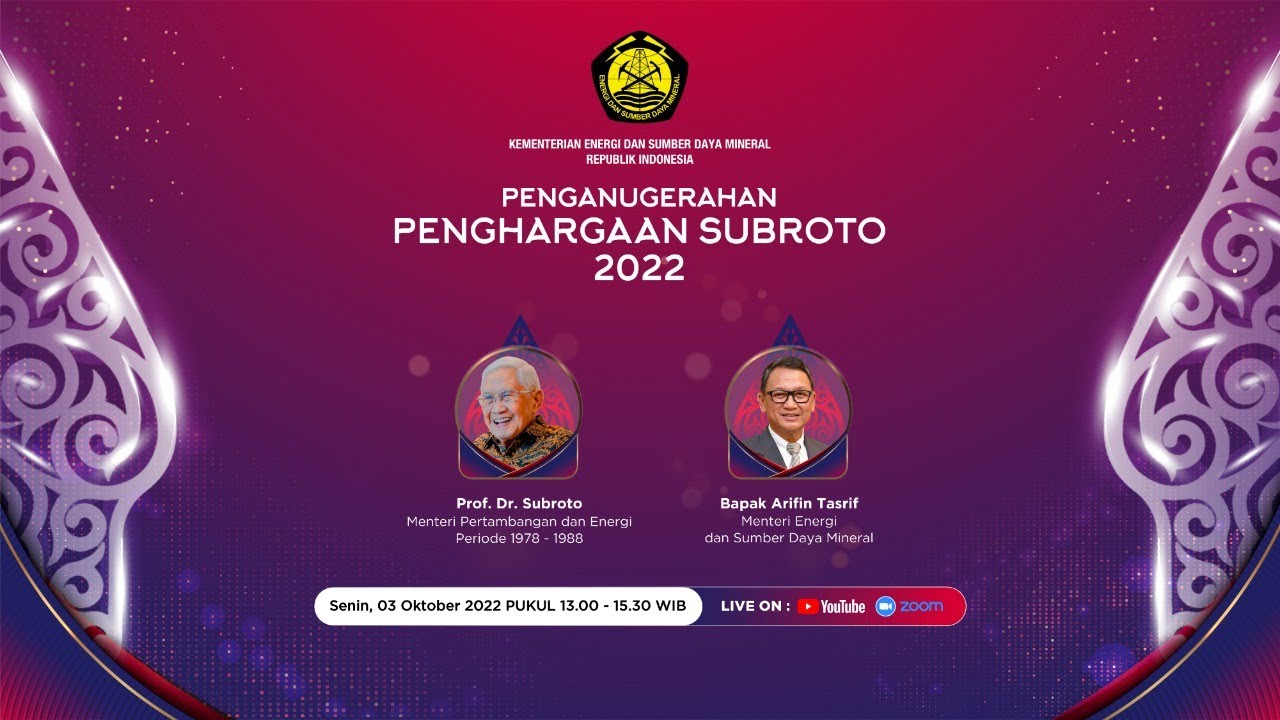 PENGANUGERAHAN PENGHARGAAN SUBROTO 2022 - YouTube