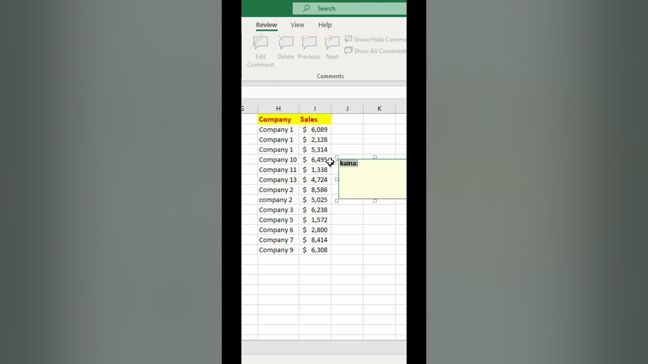 Excel add comments|Commenting on cells in ExcelUsing the comment feature in Excel|Inserting ...