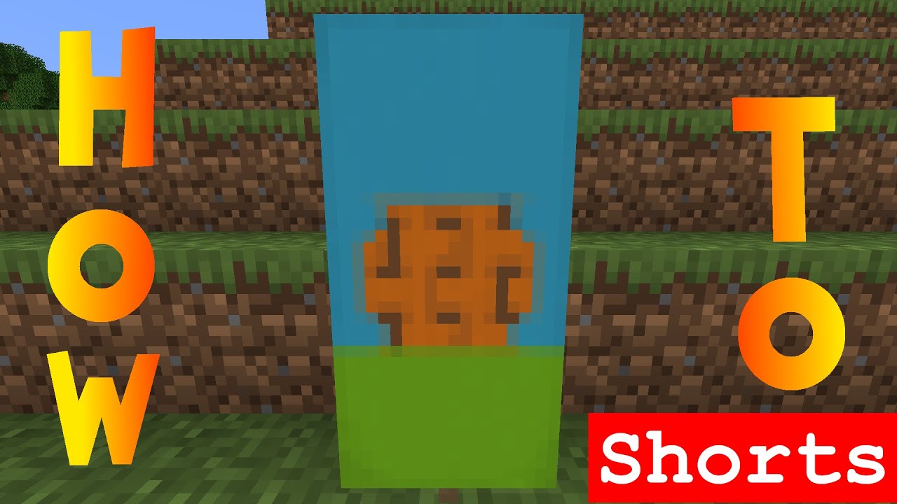 Minecraft: How to Make a Tasty Chocolate Chip Cookie Banner - Tutorial ...