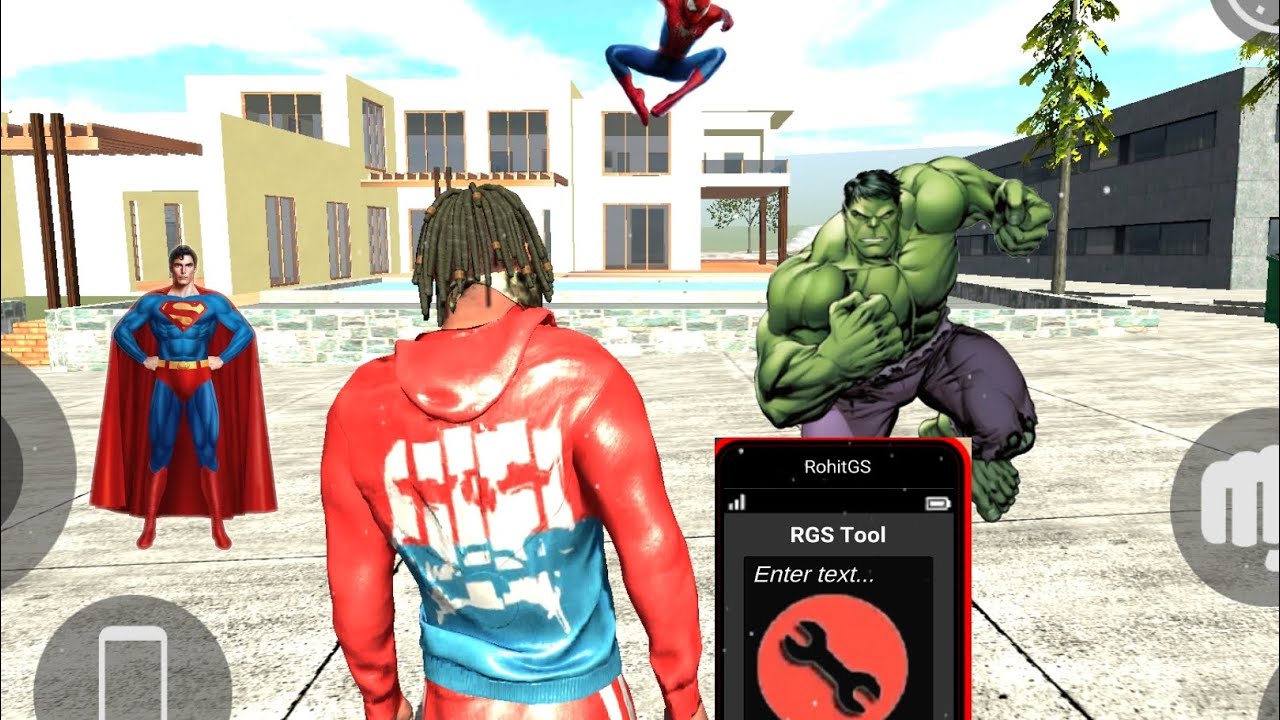 Superman Hulk aur Spider-Man ka cheat code 👈🤑💯🤑 Indian bike game 3D new update 👈 please ...