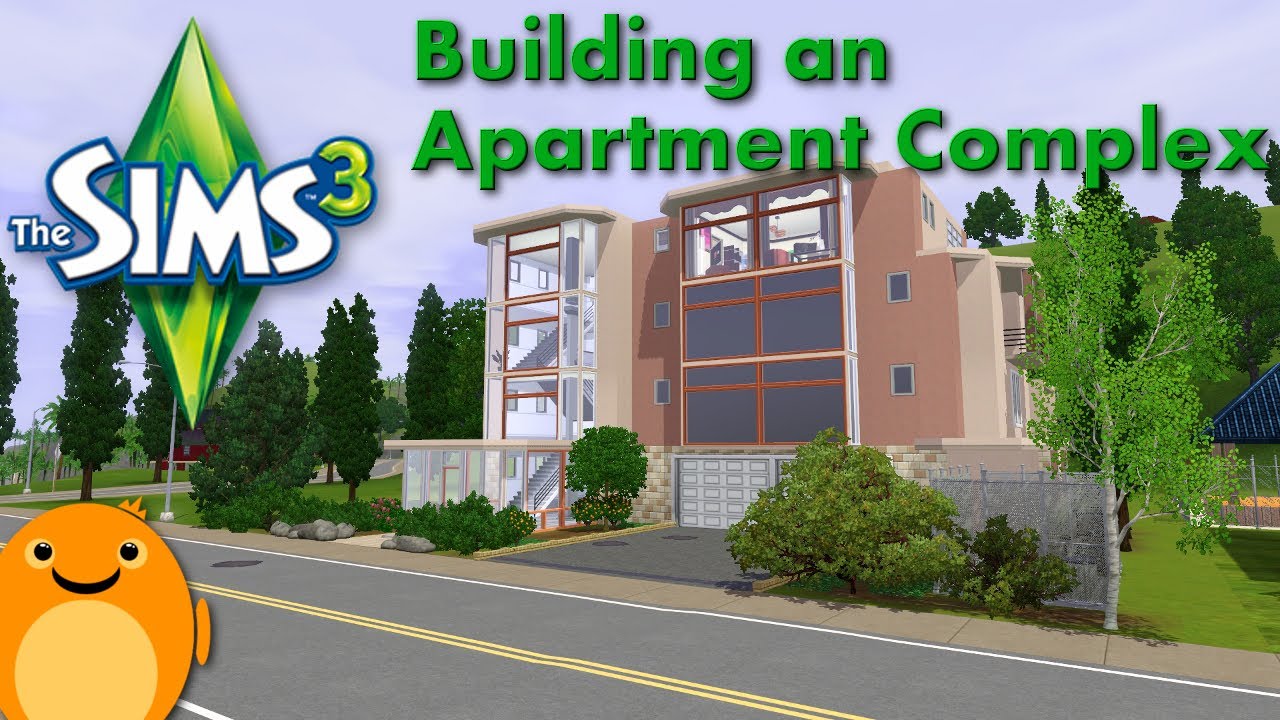 Lauron builds houses in The Sims 3! [Part 3] - Apartment Complex! - YouTube