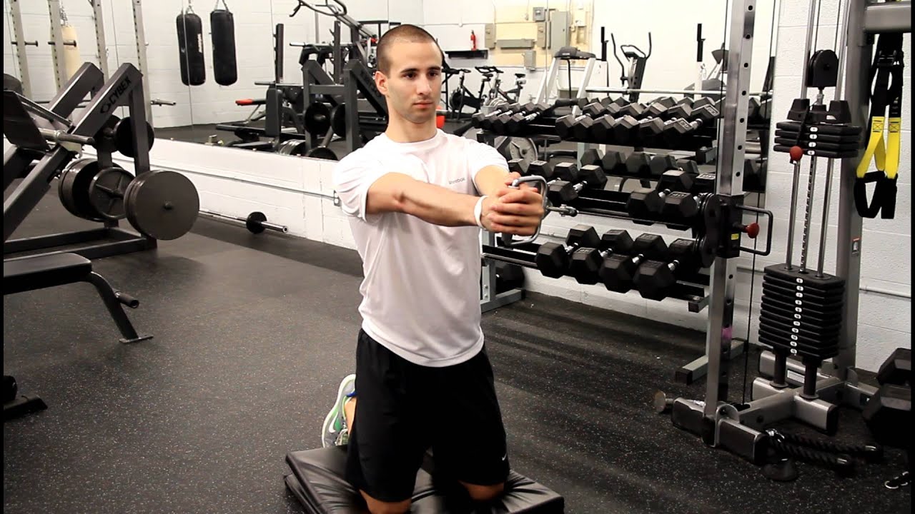 High Kneeling Anti-rotation Press - YouTube