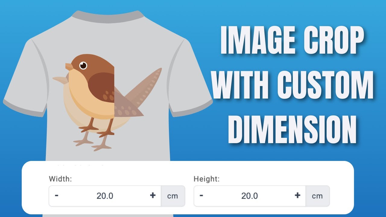 How to add image crop with custom Dimension on Shopify product page ...