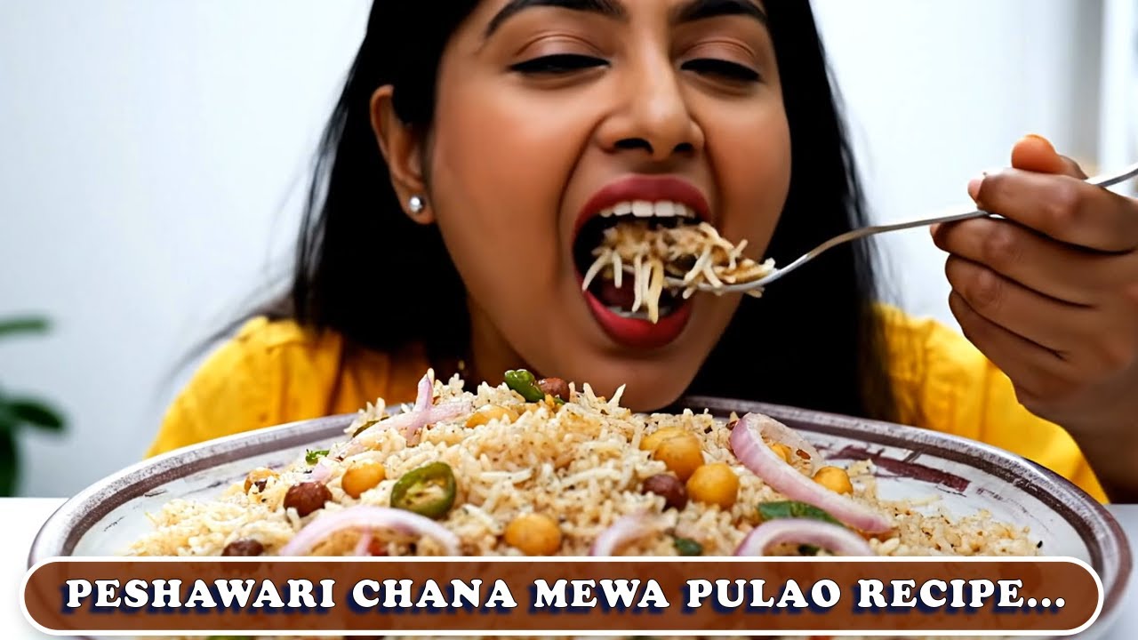 Peshawari Chana Mewa Pulao Recipe | Chana Mewa Pulao Degi Style | How ...