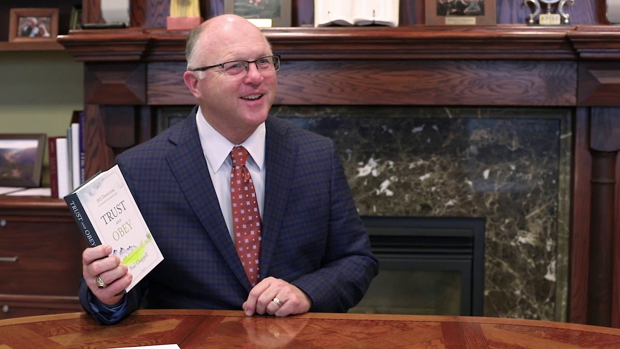 A Word from Paul Chappell, Author of Trust and Obey - YouTube